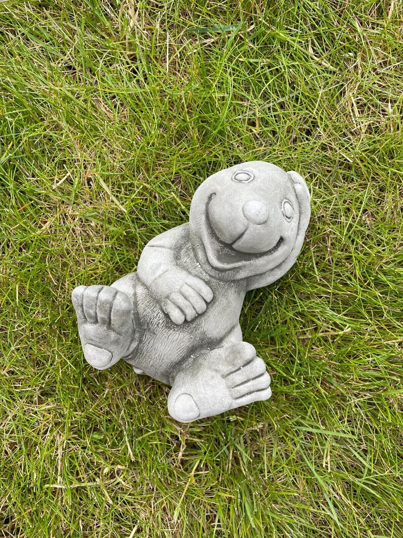 Mole Stone Garden Statue Outdoor Animal Sculpture Decoration - Etsy