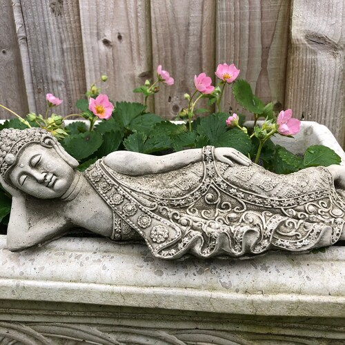 Oriental Ganesh Stone Garden Statue Reconstituted Outdoor - Etsy