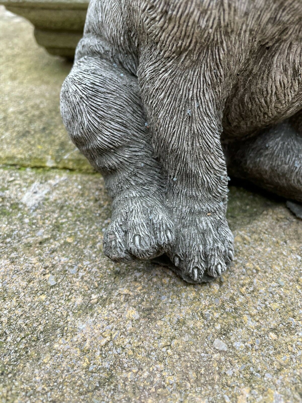 Sitting Pug Stone Statue outdoor Stone Puppy Dog Bulldog - Etsy