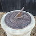 Cast Iron Sun Dial | Antique Style Metal Home Garden Ornament Sculpture ...