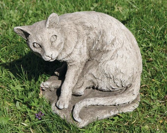 Siamese Cat Statue Garden - Etsy
