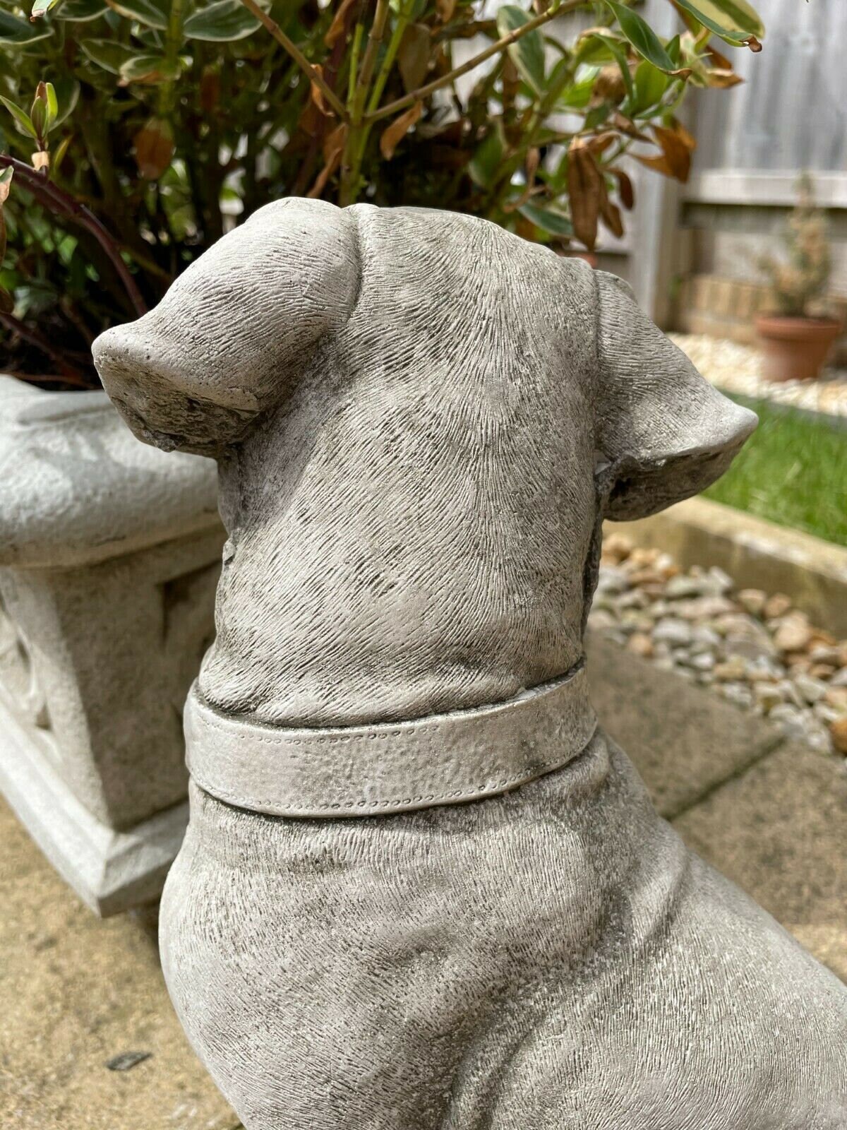 Boxer Dog & Pups Stone Statue Animal Puppy Outdoor Garden | Etsy