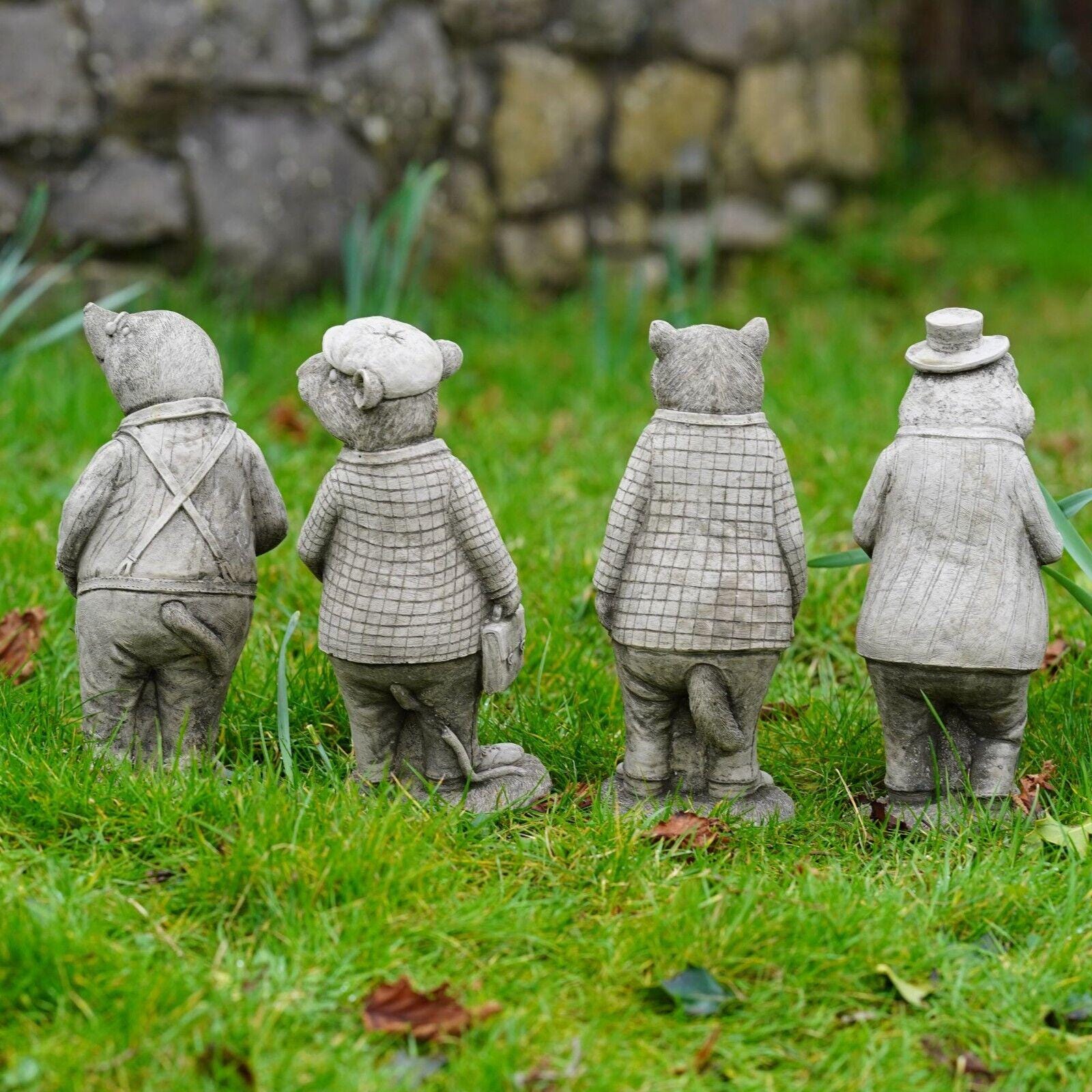 Mr Toad Stone Statue | Wind in the Willows Animal Garden Ornament ...