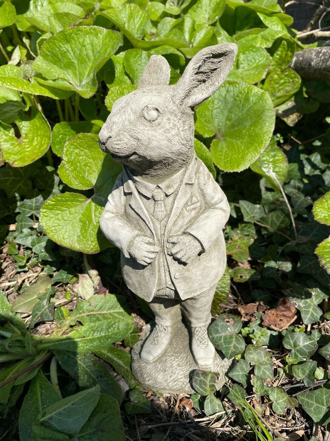 Mr Peter Rabbit Stone Statue Beatrix Potter Animal Garden - Etsy