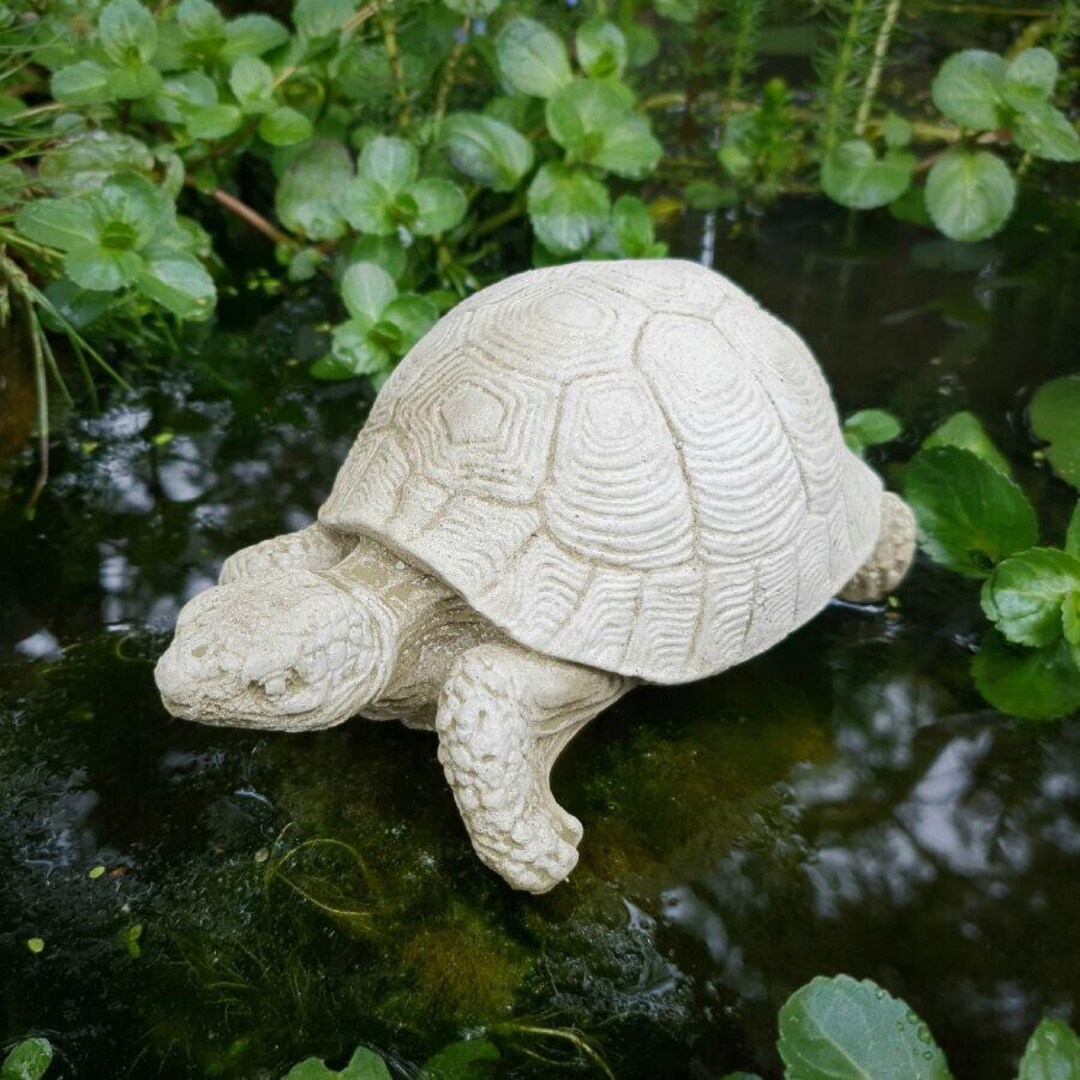 Turtle Stone Statue | Outdoor Garden Tortoise Animal Sea Ornament ...