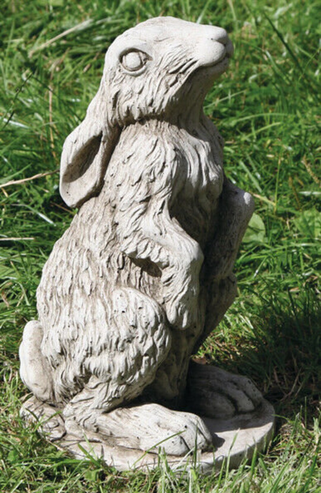 Reconstituted Limestone Sitting Rabbit Statue Vintage - Etsy