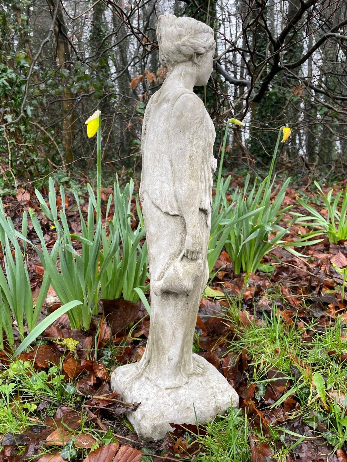 Greek Lady Stone Garden Statue Outdoor Classical Roman God - Etsy UK