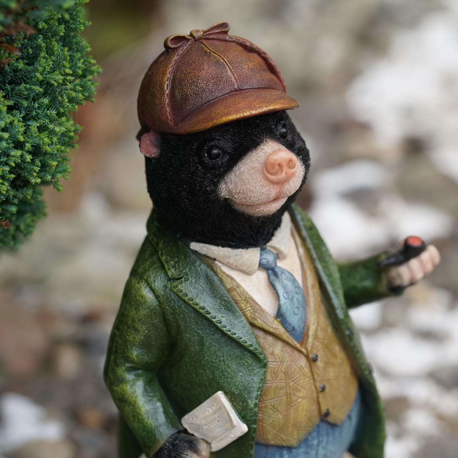 Mr Mole Resin Ornament | Wind in the Willows Animal Home Garden Statue ...