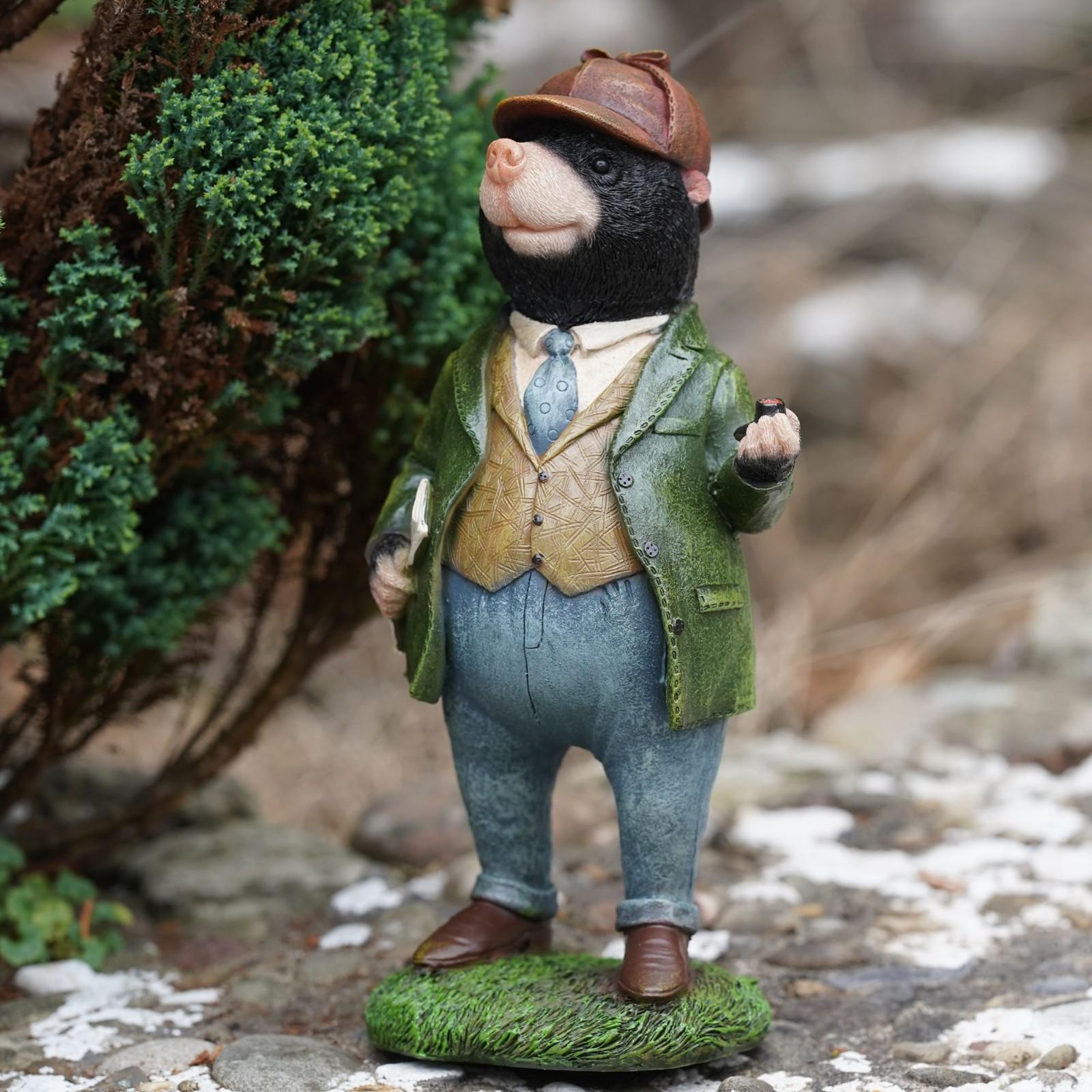Mr Mole Resin Ornament | Wind in the Willows Animal Home Garden Statue ...