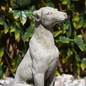 Sitting Puppy Dog Stone Statue | Animal Pup Garden Outdoor Ornament ...