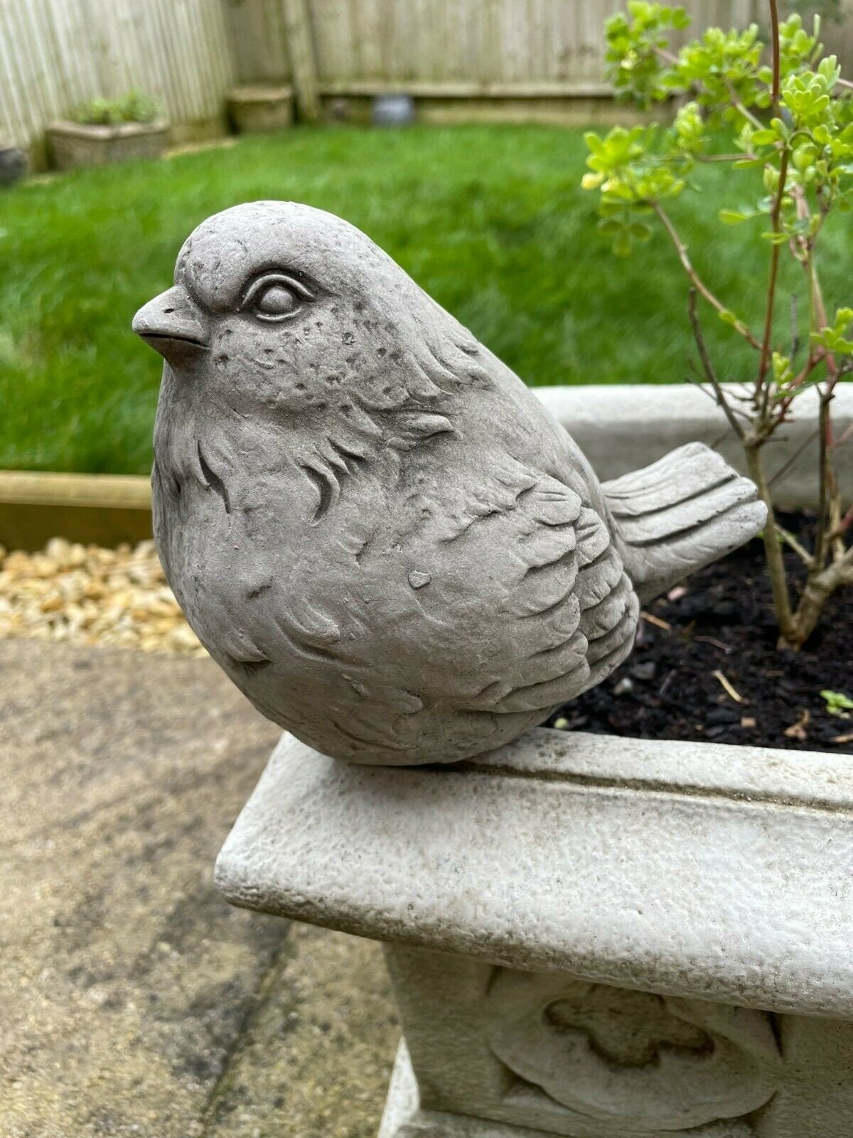 Outdoor Bird Statue Robin - Etsy