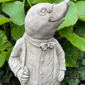 Mr Mole Stone Statue |beatrix Potter Wind Willows Animal Garden Outdoor ...