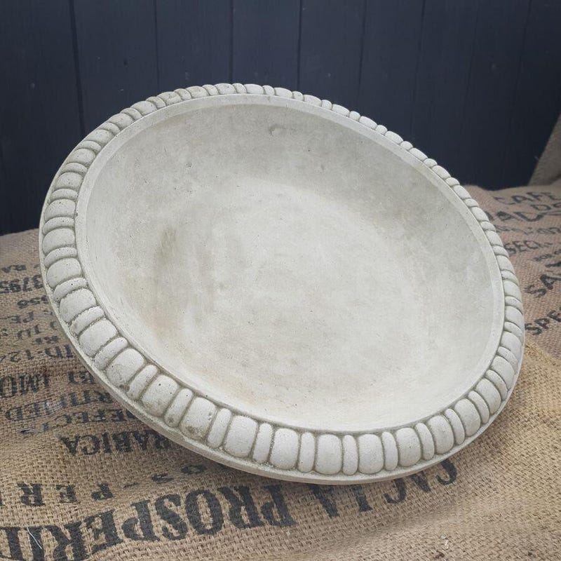 Stone Garden Bird Bath Top - Etsy UK