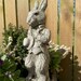 Mini Peter Rabbit Stone Statue Beatrix Potter Animal Garden - Etsy