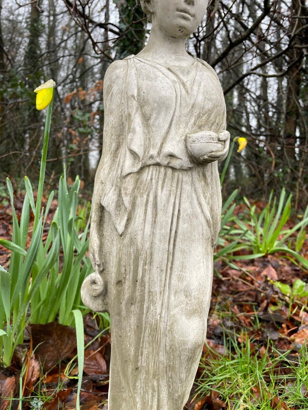 Greek Lady Stone Garden Statue Outdoor Classical Roman God - Etsy UK