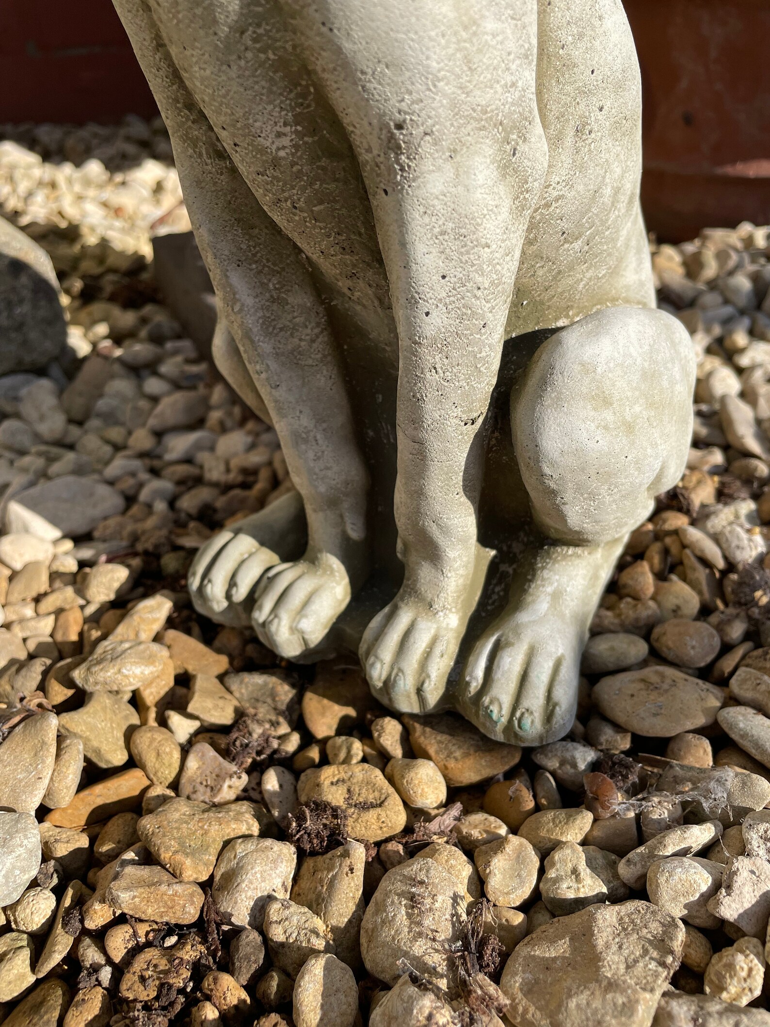 Sitting Puppy Dog Stone Statue Animal Puppy Garden Outdoor - Etsy