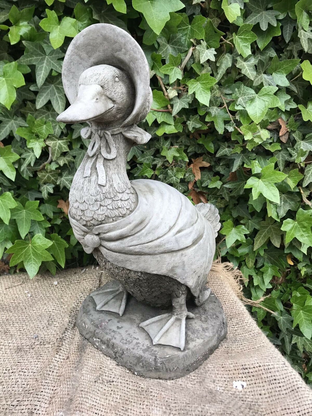Jemima Puddle Duck Statue Beatrix Potter Reconstituted Stone Garden ...
