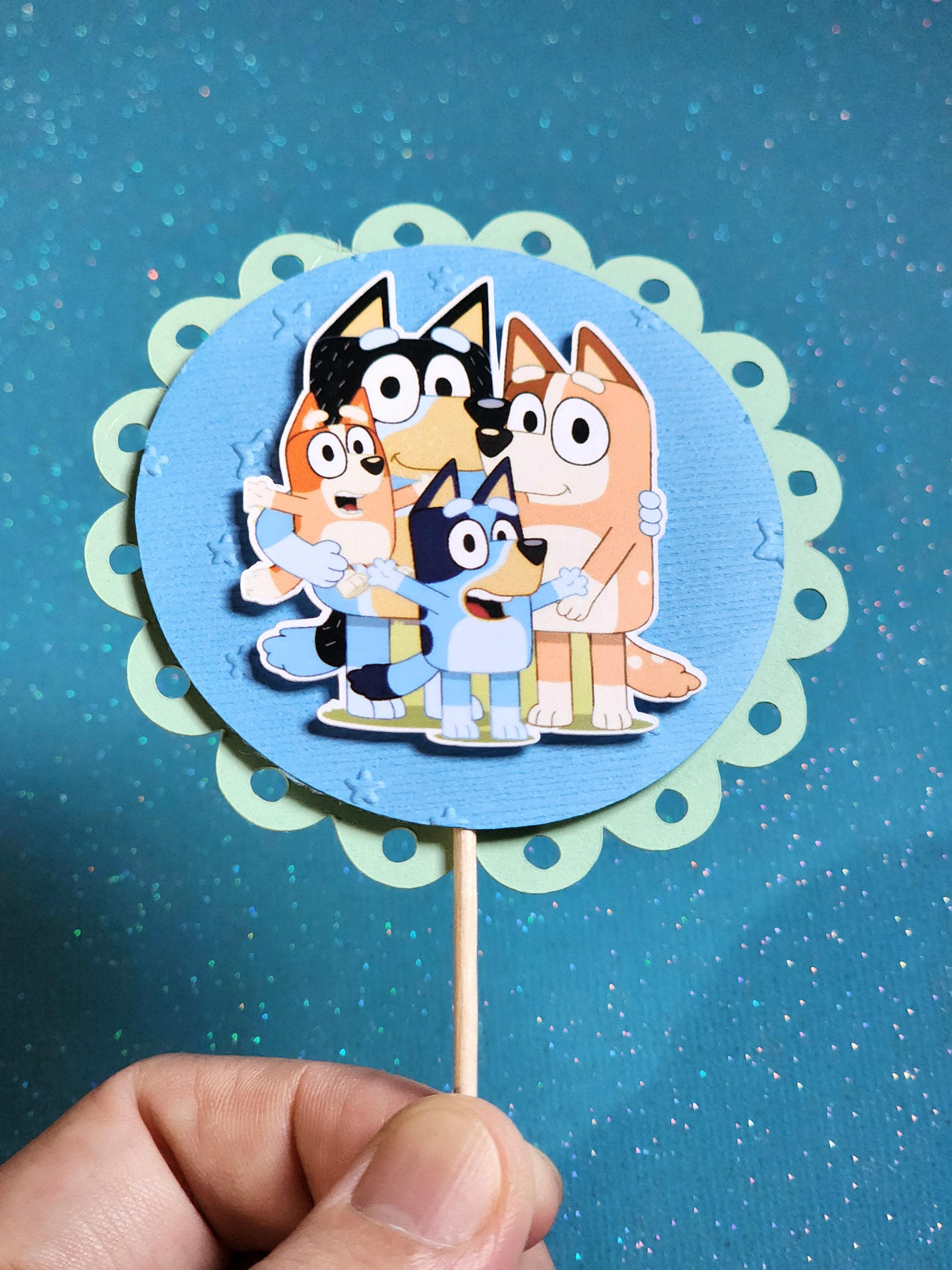 BLUEY Cup Cake Topper Set of 12 Pcs 3 Set in Each - Etsy