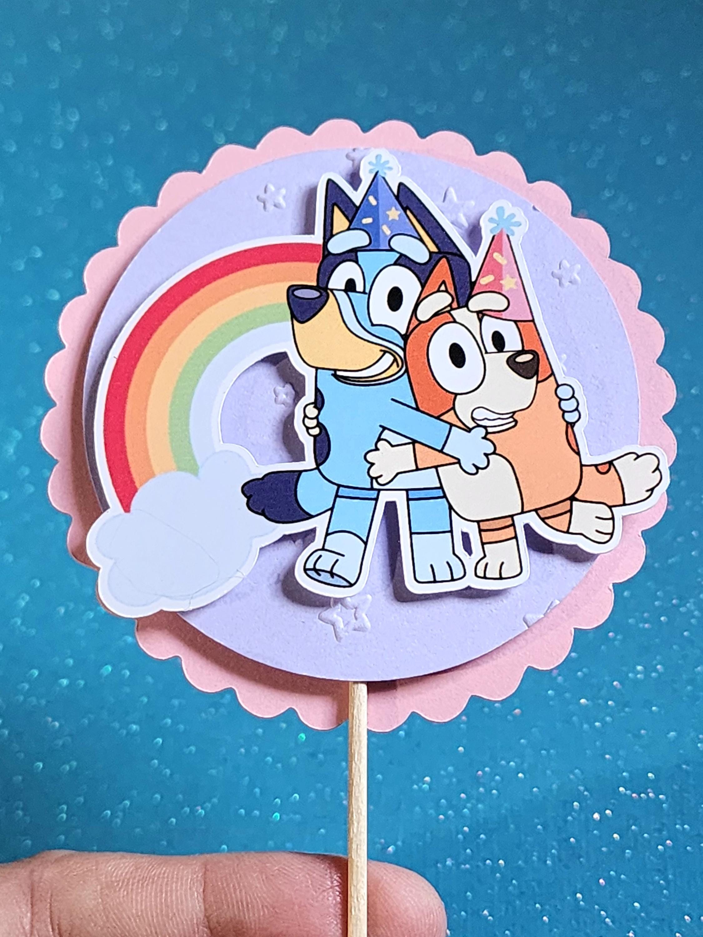 BLUEY Cup Cake Topper Set of 12 Pcs 3 Set in Each - Etsy