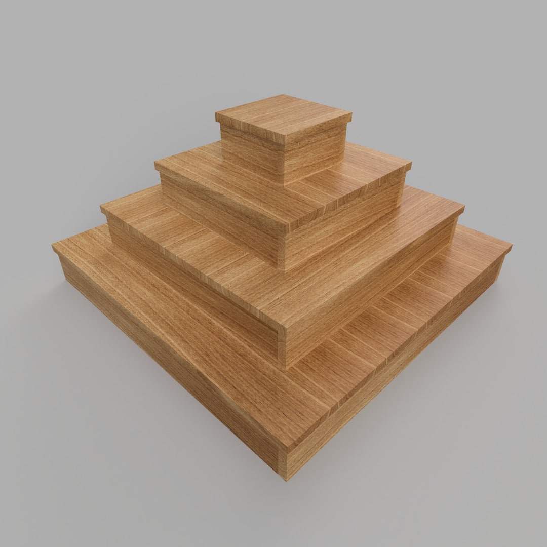 DIY Rustic Cupcake Square 4 Tier Stand - Build Plans - PDF Plans ...