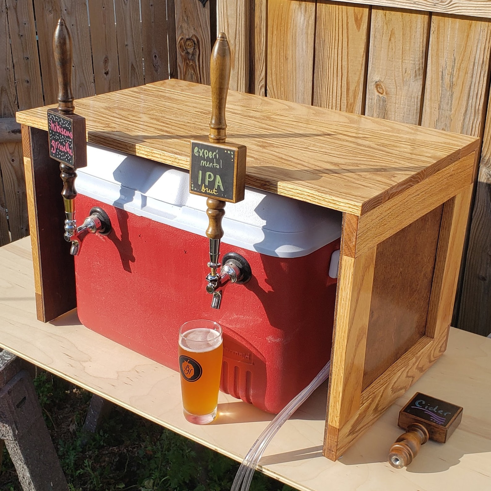 DIY Wood Jockey Box Cover Plans Collapsible Homebrew - Etsy