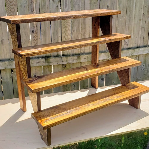 DIY Wood Small Ladder Display Stand Build Plans Wedding - Etsy