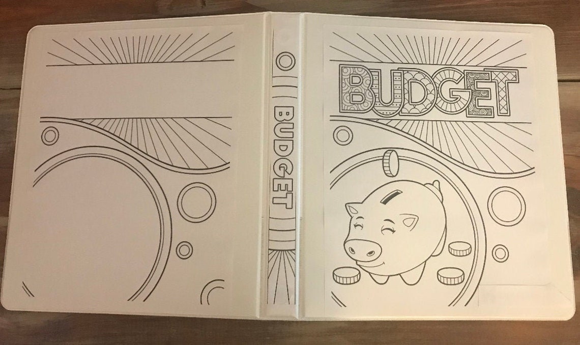 Budgeting Bundle Colouring Pages, Money Tracker, Finance Planner, Get ...