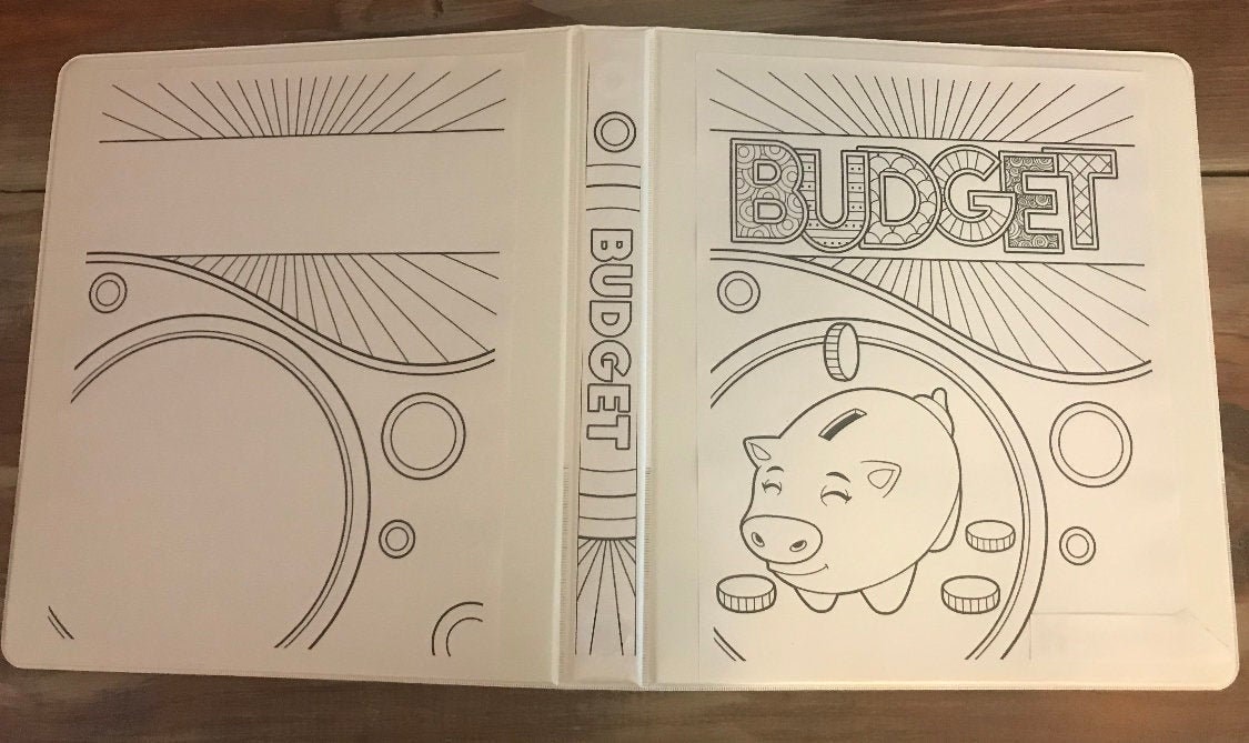 Budgeting Bundle Colouring Pages, Money Tracker, Finance Planner, Get ...