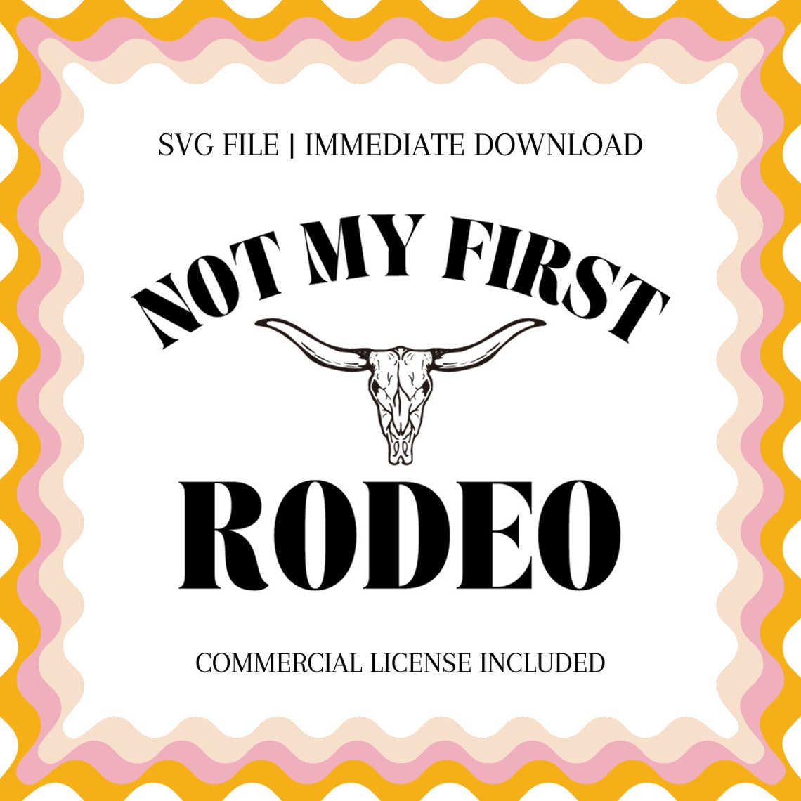Not My First Rodeo Svg Rodeo Svg Country Svg Western Svg Cowgirl Svg ...