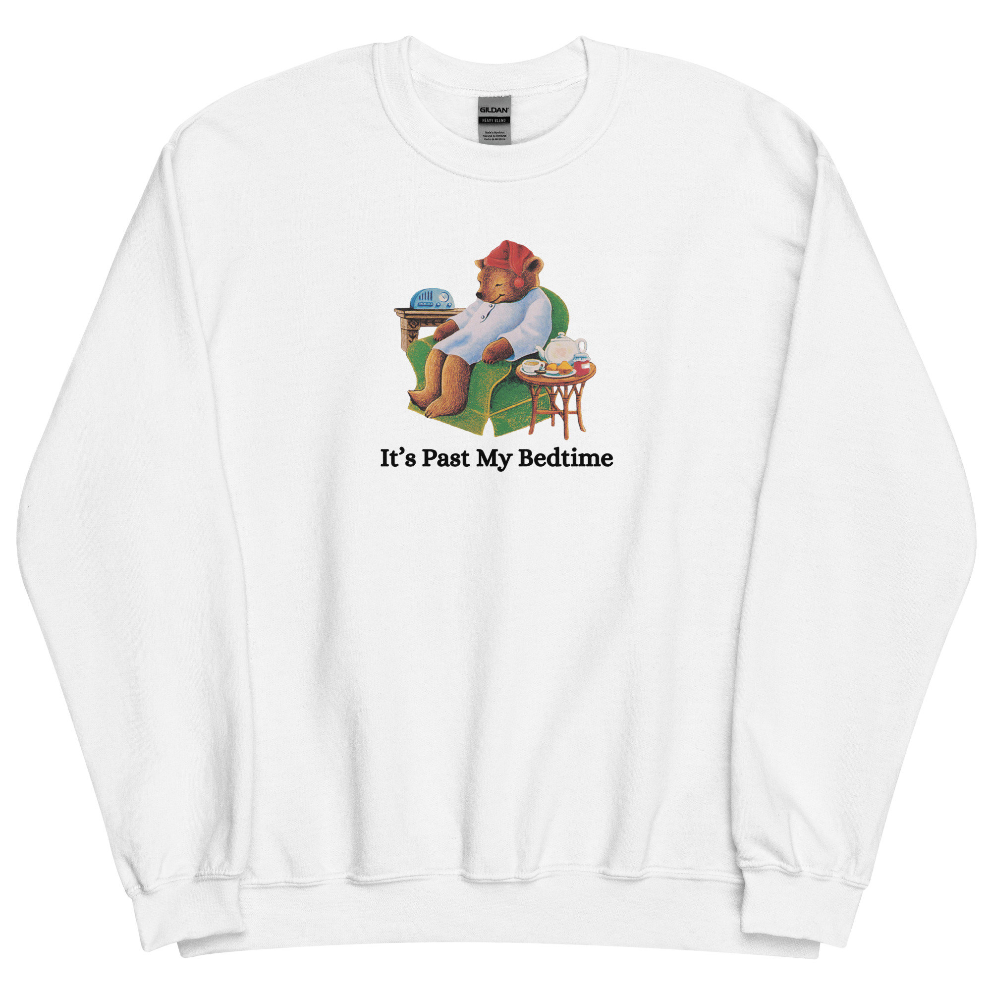 It's Past My Bedtime Tea Bear Crewneck Sweatshirt Tea Bear Shirt ...