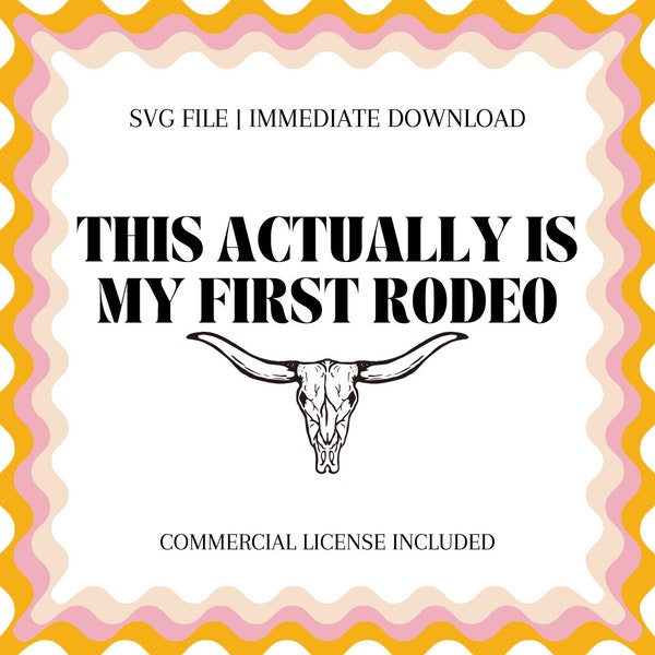 This is My First Rodeo - Etsy