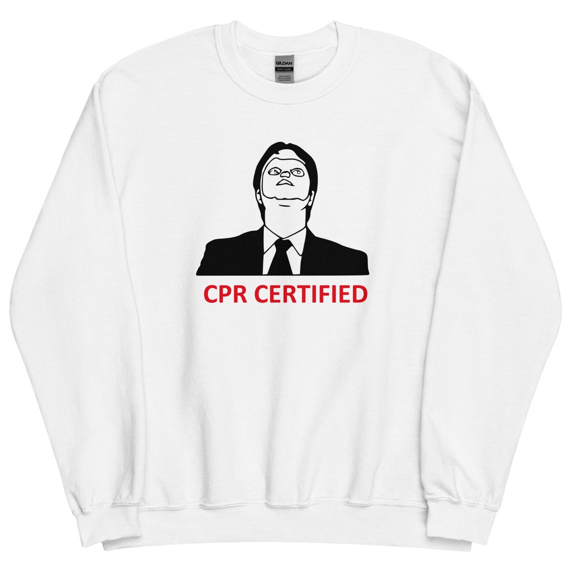 Dwight CPR Certified Sweatshirt Dwight Schrute CPR Certified Shirt ...