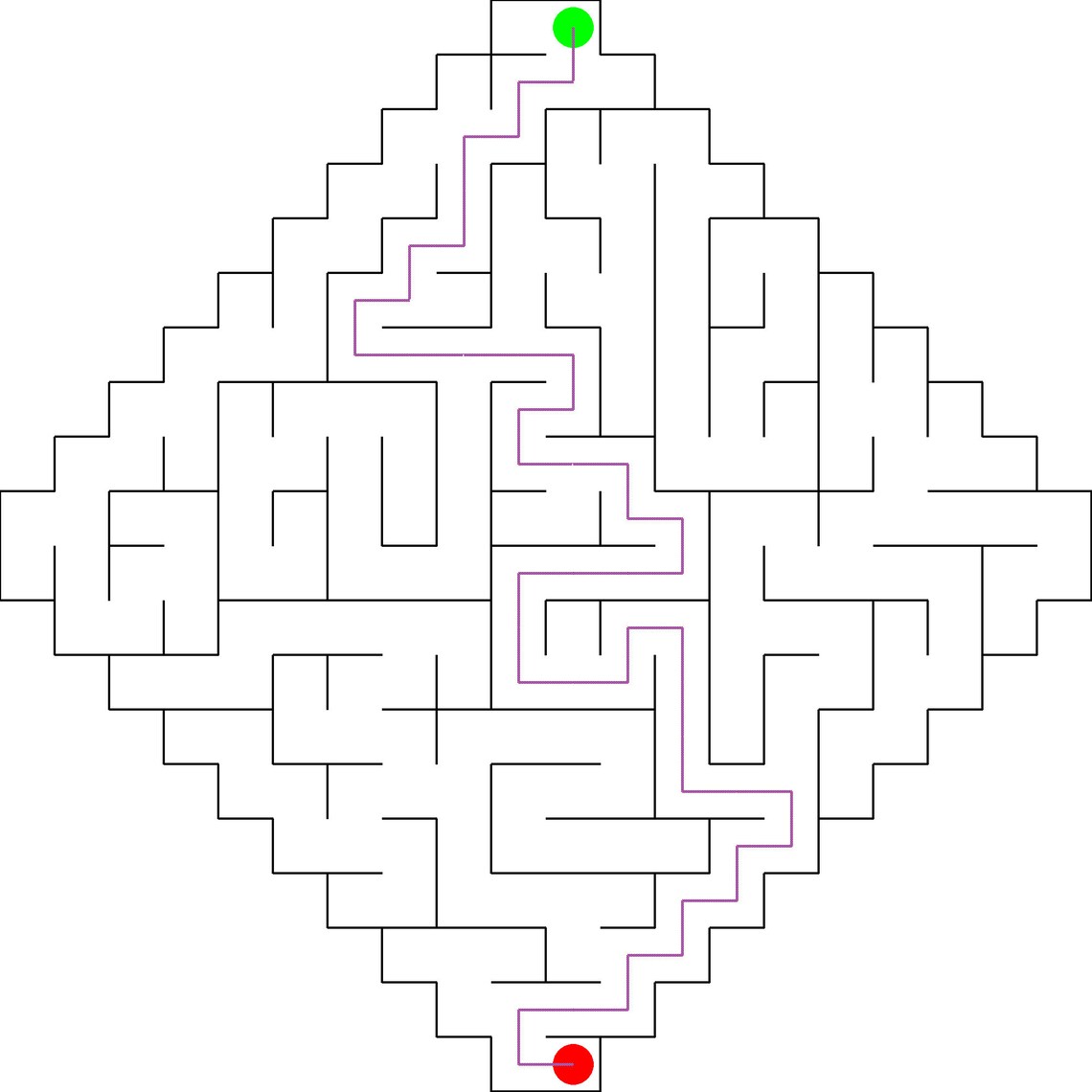 50 Maze Puzzles Book Diamond Mazes Puzzle KDP Template 8.5x11" KDP ...