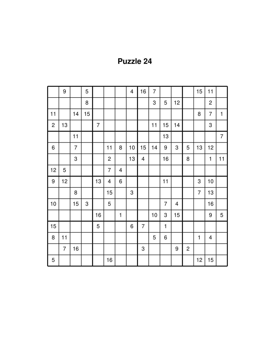 150 16x16 Sudoku Puzzles 8.5x11" Amazon KDP Template Book Interior PDF ...