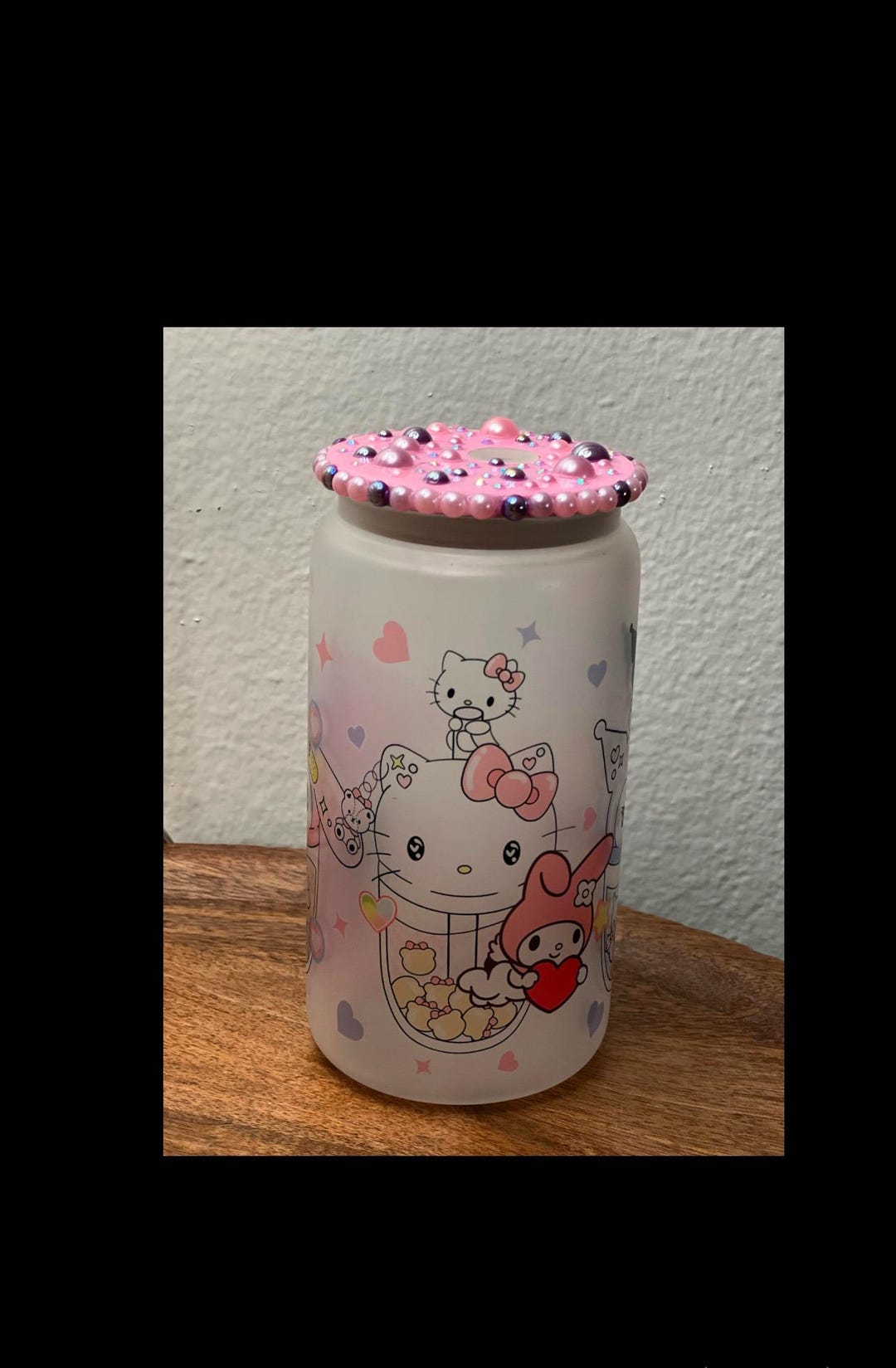 Hello Kitty "frappe Cup" | Kawaii Glass Cup| Hello Kitty and Friends ...