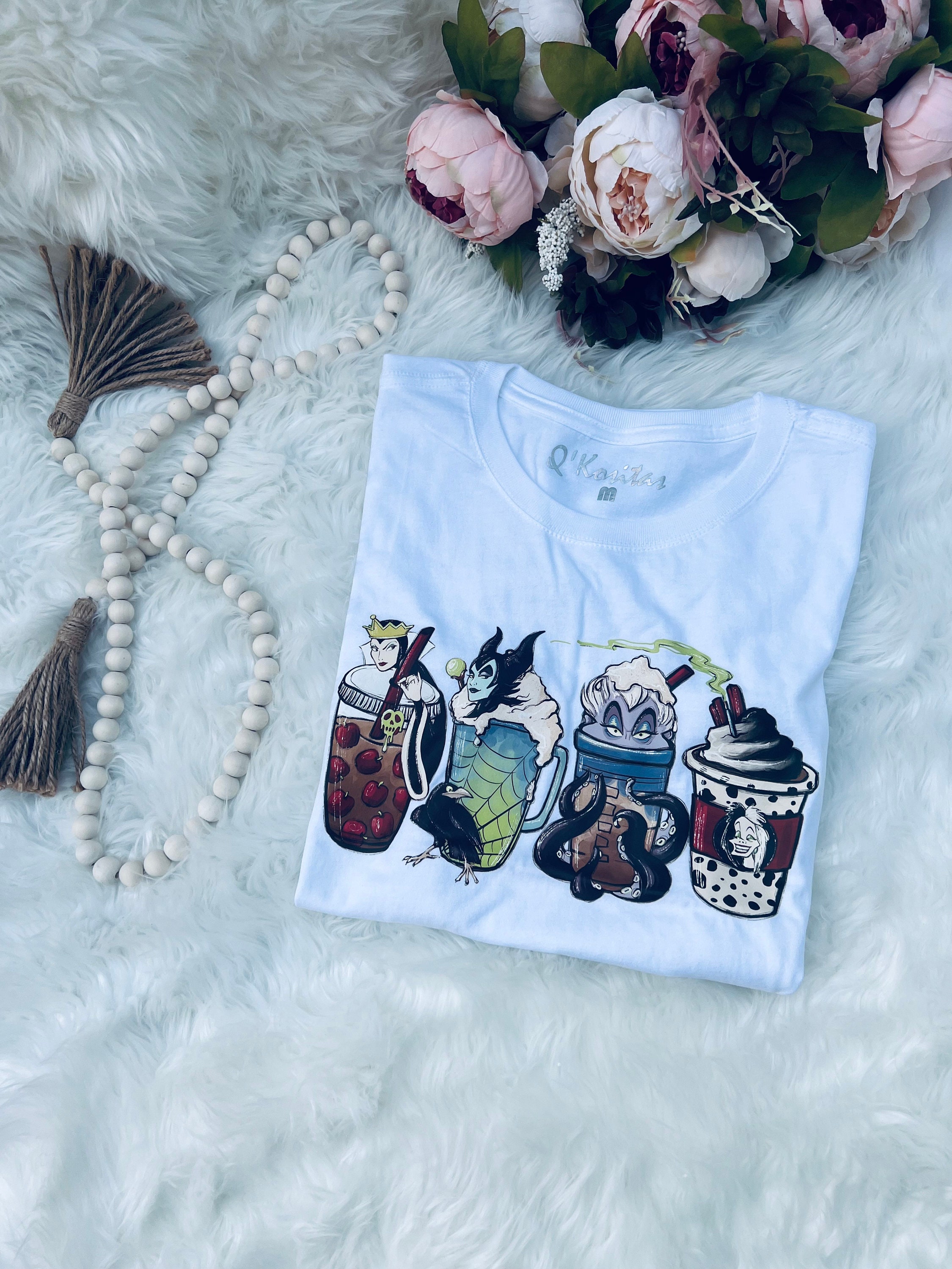 Disney Villains Coffee Shirt, Evil Latte Coffee Shirt, Halloween ...