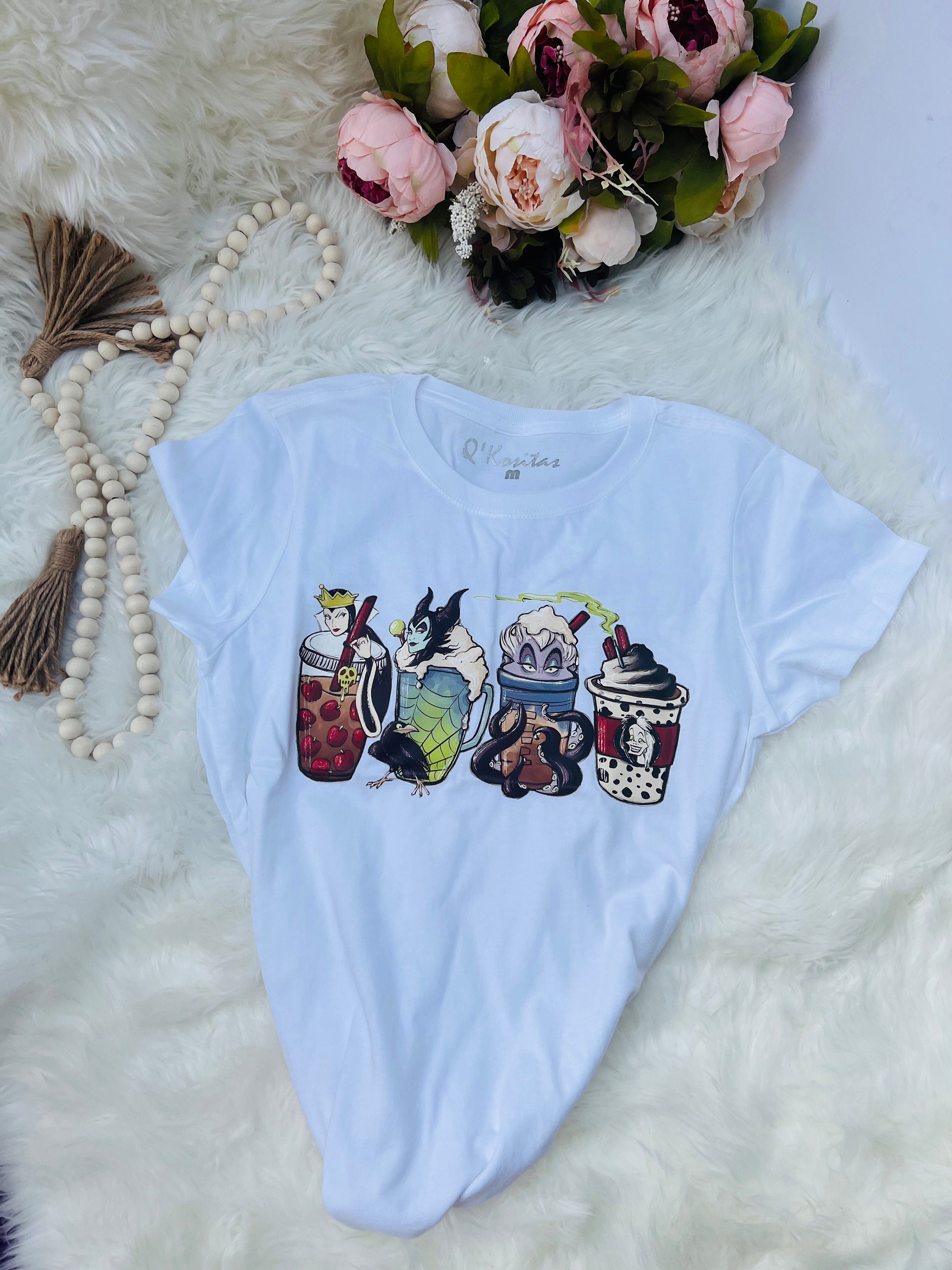 Disney Villains Coffee Shirt, Evil Latte Coffee Shirt, Halloween ...
