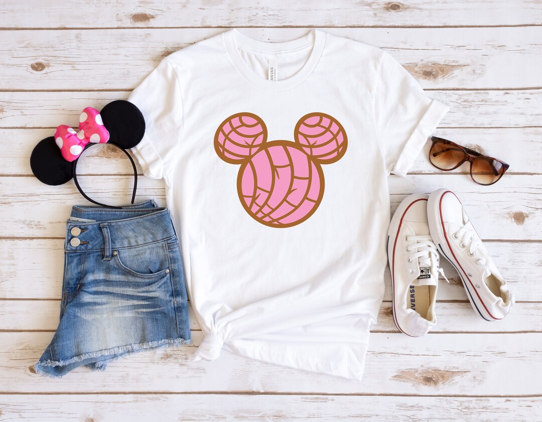 Concha Minnie Mouse Shirt, Pan Dulce Disney Shirt, Concha Disneyland ...