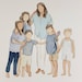 Custom Faceless Family Portrait | Hand-painted Watercolor Art ...