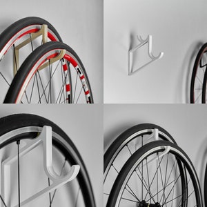 Bike Wheel Wall Hanger Mount | Display Holder | Compatible With Road ...