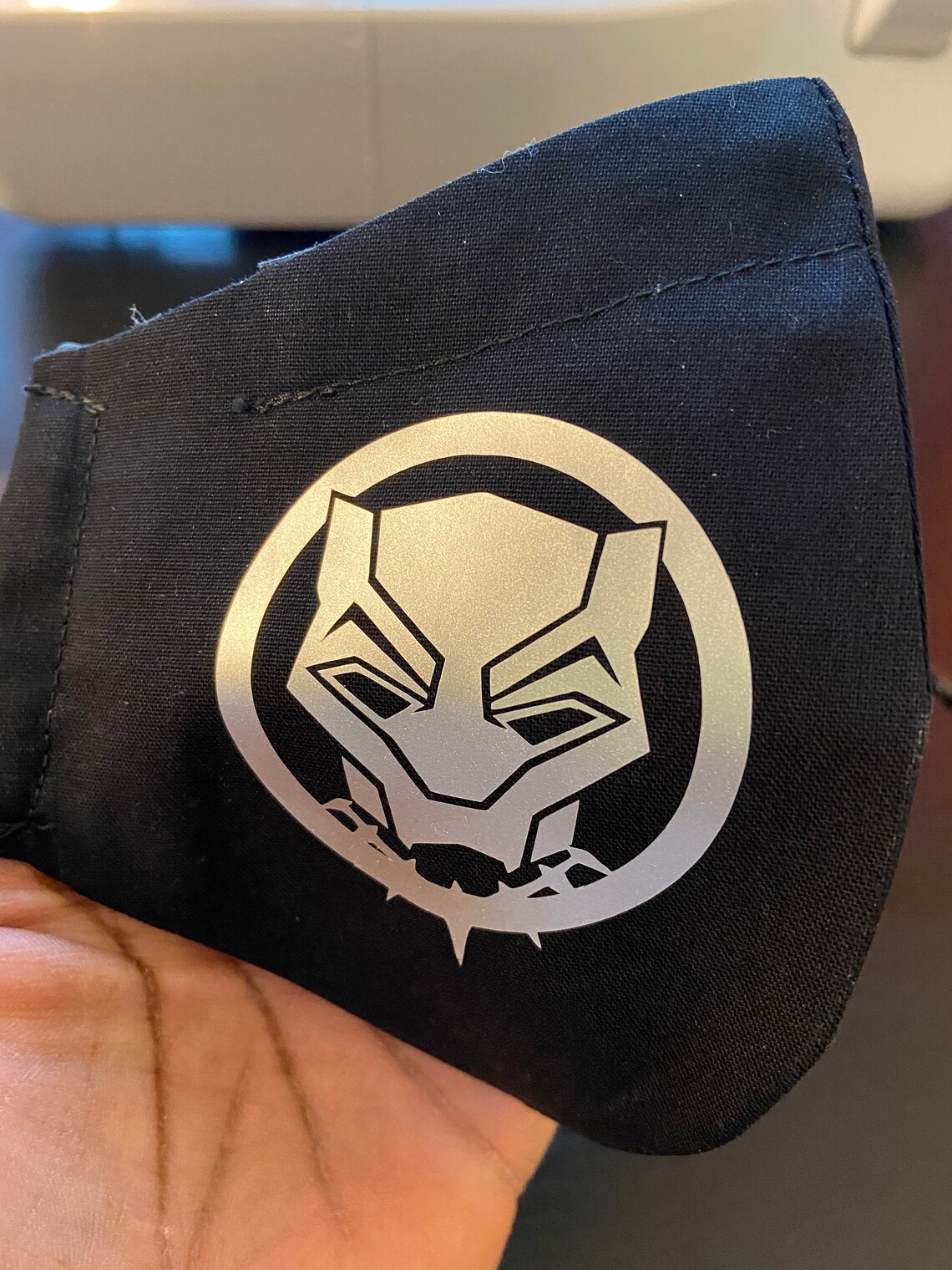 Black Panther Personalized Face Mask for Kids - Etsy