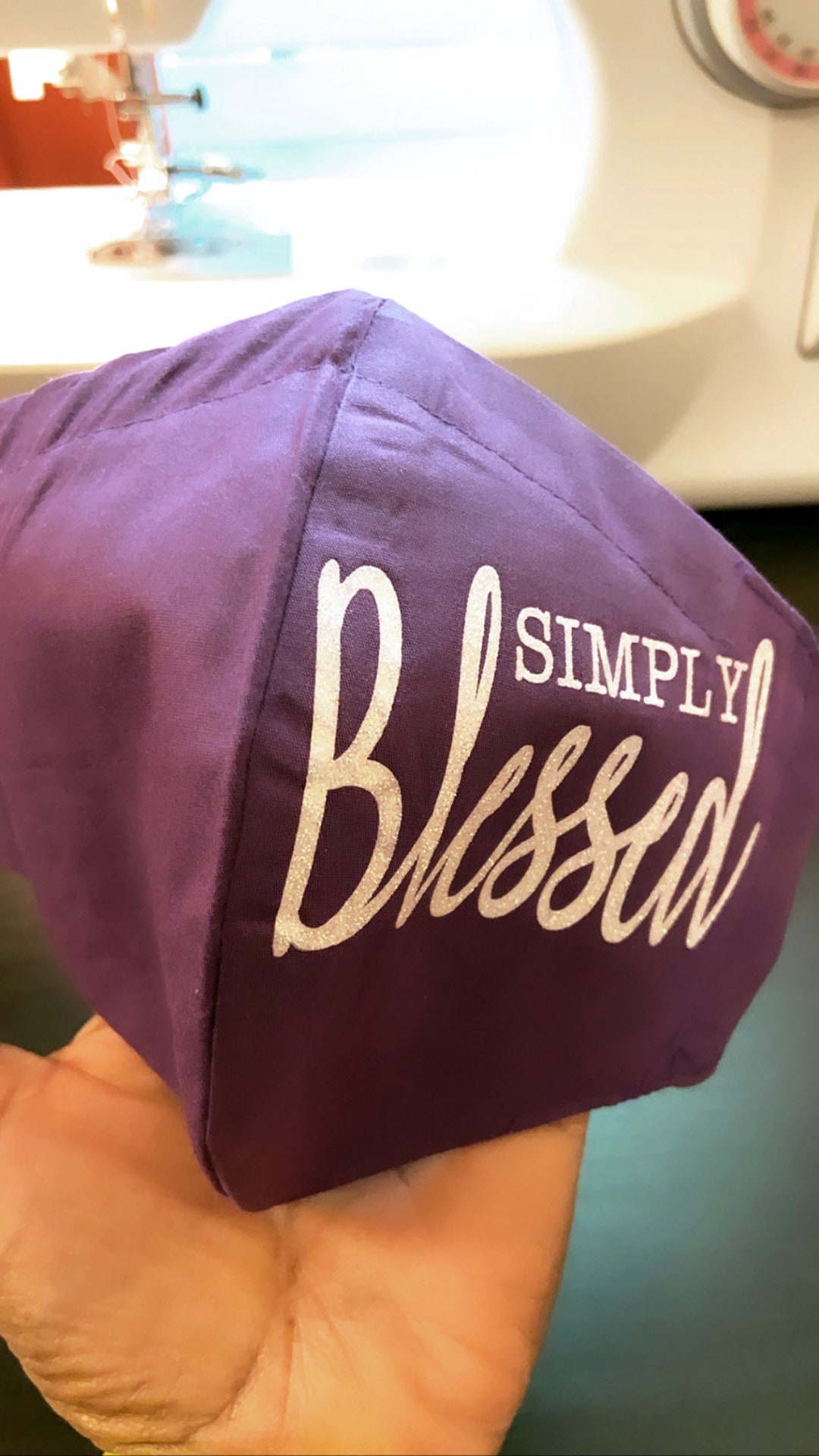 Simply Blessed Face Mask - Etsy