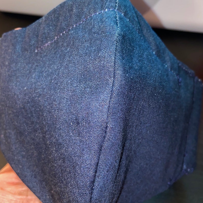 Denim Face Mask - Etsy