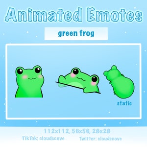 3x Emotes ANIMATED MEME BUNDLE Pop Cat Frog Version / Bongo | Etsy