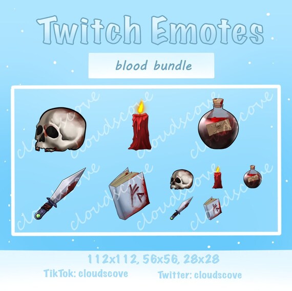 Blood Witch Bundle EMOTES 5x Emotes - Etsy