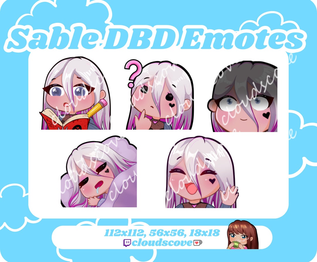 Sable DBD Emotes // Twitch // Dead by Daylight - Etsy