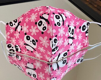Panda Face Mask | Etsy