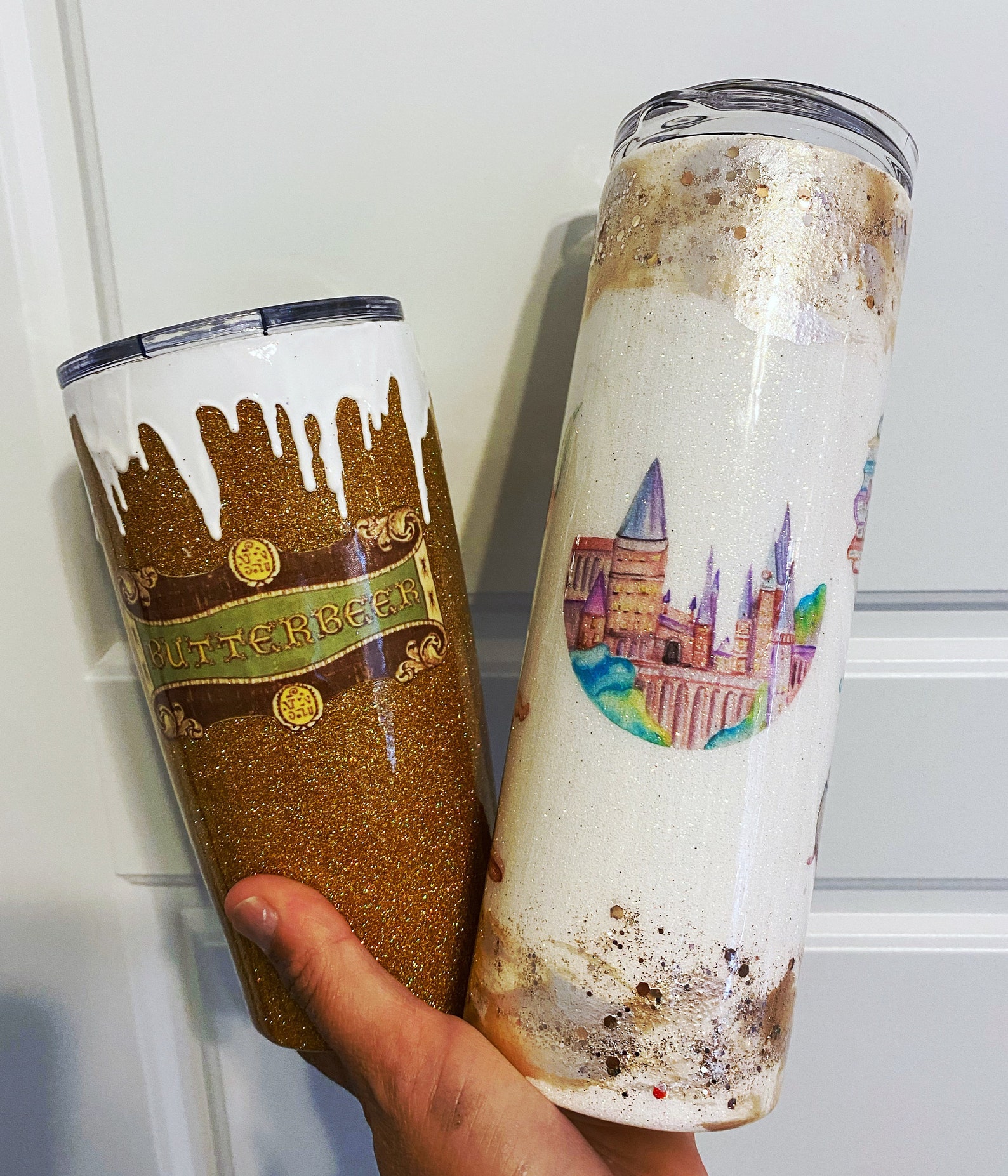 Wizard Drink Puffy Drip Glitter Tumbler Ready to Ship Book - Etsy