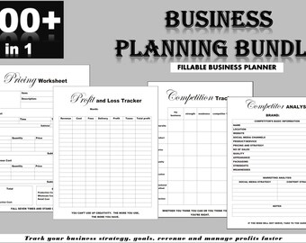 Comprehensive Business Planner Printable - Etsy