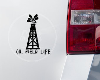 Oil Derrick Sticker - Etsy